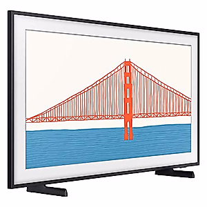 SAMSUNG QN65LS03AAFXZA 65 Inch The Frame QLED 4K Smart TV Bundle 65 inch The Frame Customizable Bezel Modern Brown