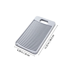 FONDOTIN 2 Pcs Thicken Washboard Scrubbing Board Household Laundry Tool for Clothes Design for Efficient Cleaning for Home and Camping Use