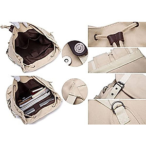 WANHONGYUE Attack on Titan Anime Drawstring Rucksack Canvas Backpack Schoolbag for Students Boys Girls Cosplay