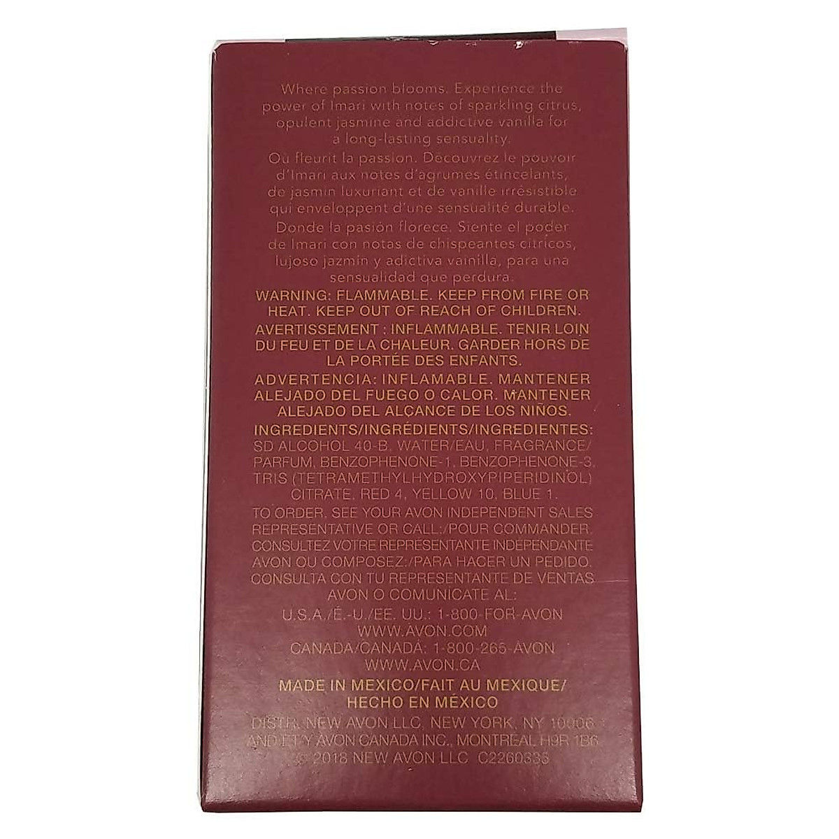 Avon Imari Eau de Toilette Spray 1.7 Fluid Ounce