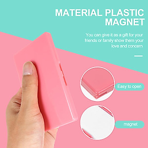 FOMIYES Magnetic Needle Organizer 3Pcs Magnetic Needles Boxes, DIY Sewing Stitching Pin Storage Case, Cross Sewing Knitting Pin Organizer Knitting Needle Box