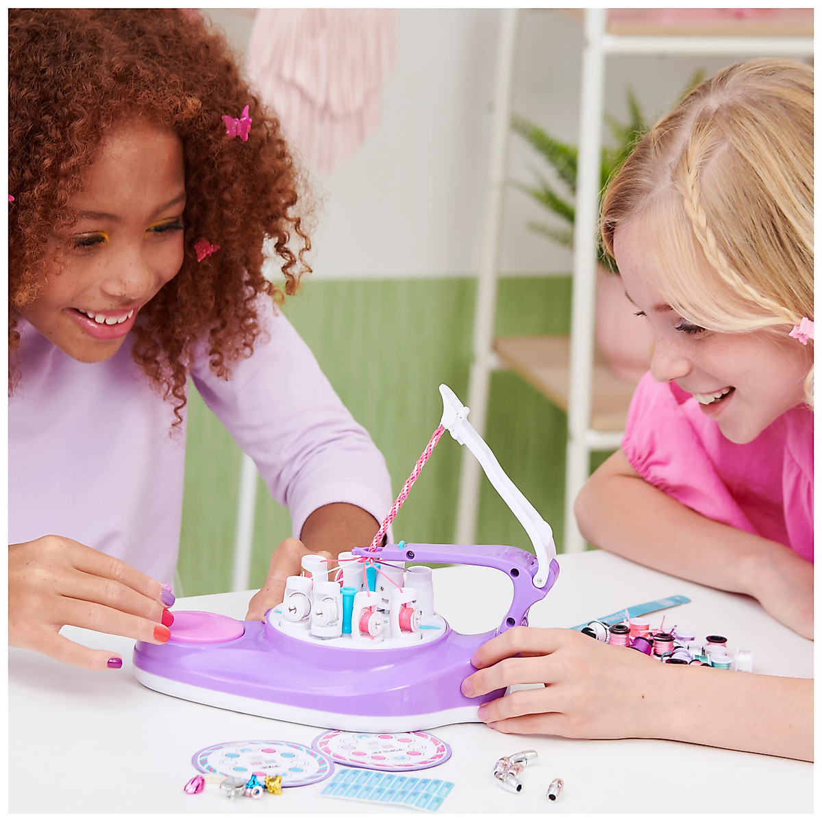 Cool Maker, KumiKreator Bead & Braider Friendship Necklace and Bracelet Making Kit, Arts and Crafts Kids Toys for Girls Ages 8 and up