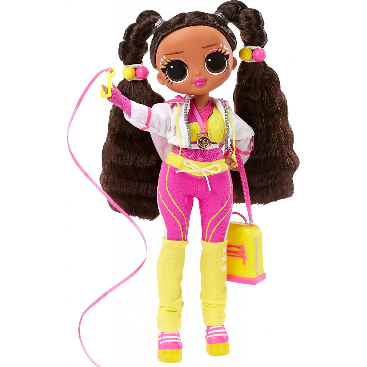 L.O.L. Surprise! OMG Sports Vault Queen Artistic Gymnastics Fashion Doll with 20 Surprises Including Sparkly Accessories & Reusable Playset, Posable - Gift for Kids, Toys for Girls Boys Ages 4 5 6 7+