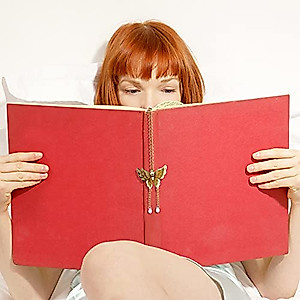 2 Pack Bookmarks Metal, Leaf Bookmarks with Pendant, Gifts for Adults and Kids,Perfect Kids Office School Reading and Gifts and Collections(Water Droplets)