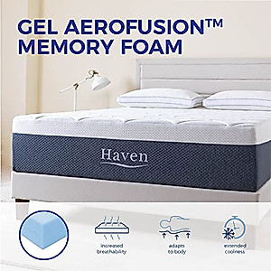 Full Mattress Memory Foam, 14 Inch Mattress in a Box, CertiPUR-US Certified, Made in USA, Medium Firm Mattress