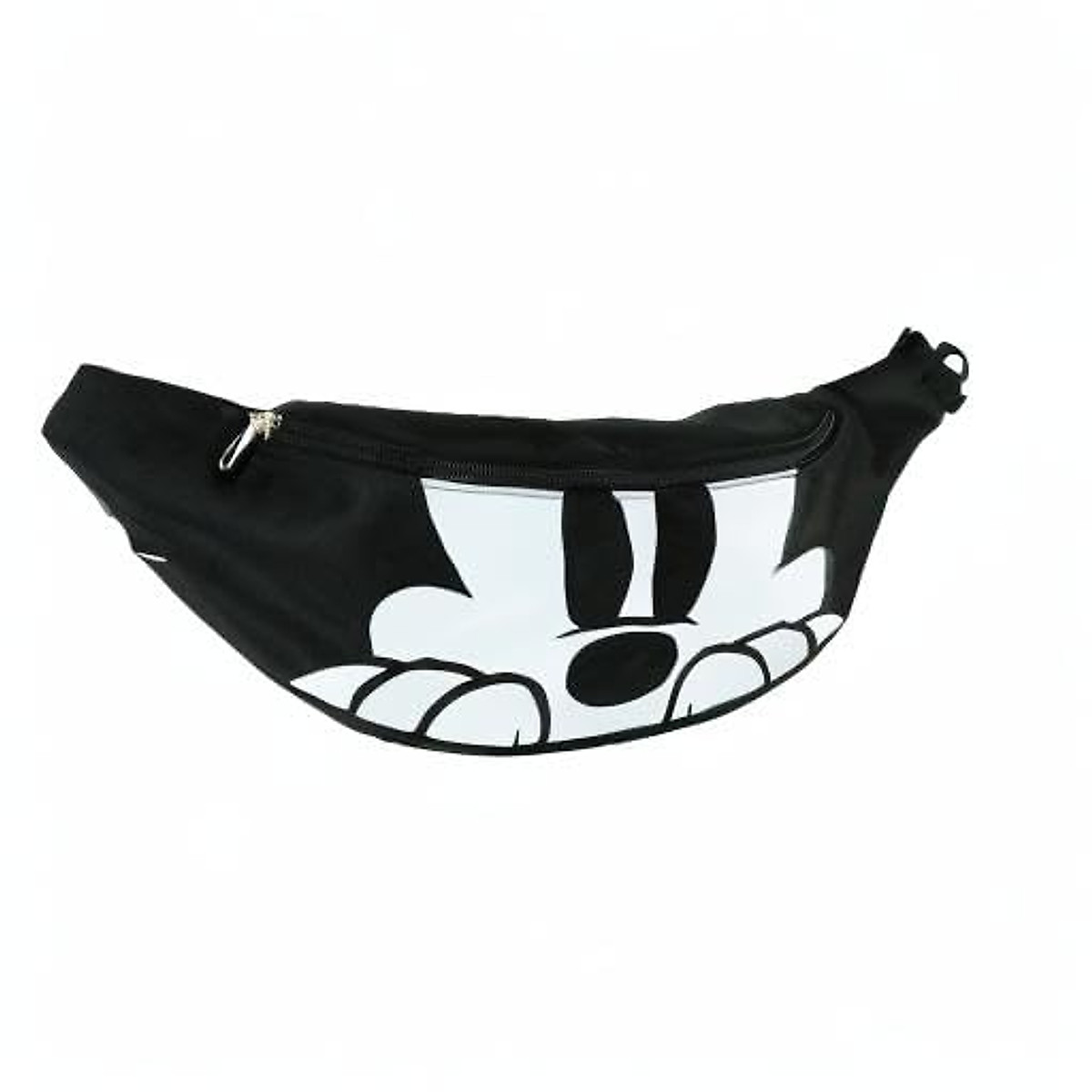 Disney Mickey Mouse Double Pocket Fanny Waist Pack, Black