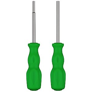 Gamebit Screwdriver Set, Security Screwdriver Bit Set 3.8mm and 4.5mm Security Screwdriver Bits Perfect fit for Virtual Boy, Opening Nintendo, Sega Consoles and Game Cartridges - Green