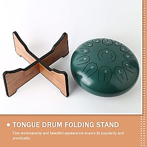 Ethereal Drum Stand Tongue Drum Folding Stands Tongue Drum Detachable Support Tongue Drum Support Tongue Drum Supply Tongue Drum Display Rack Tongue Drum Folding Bracket Floor Rack