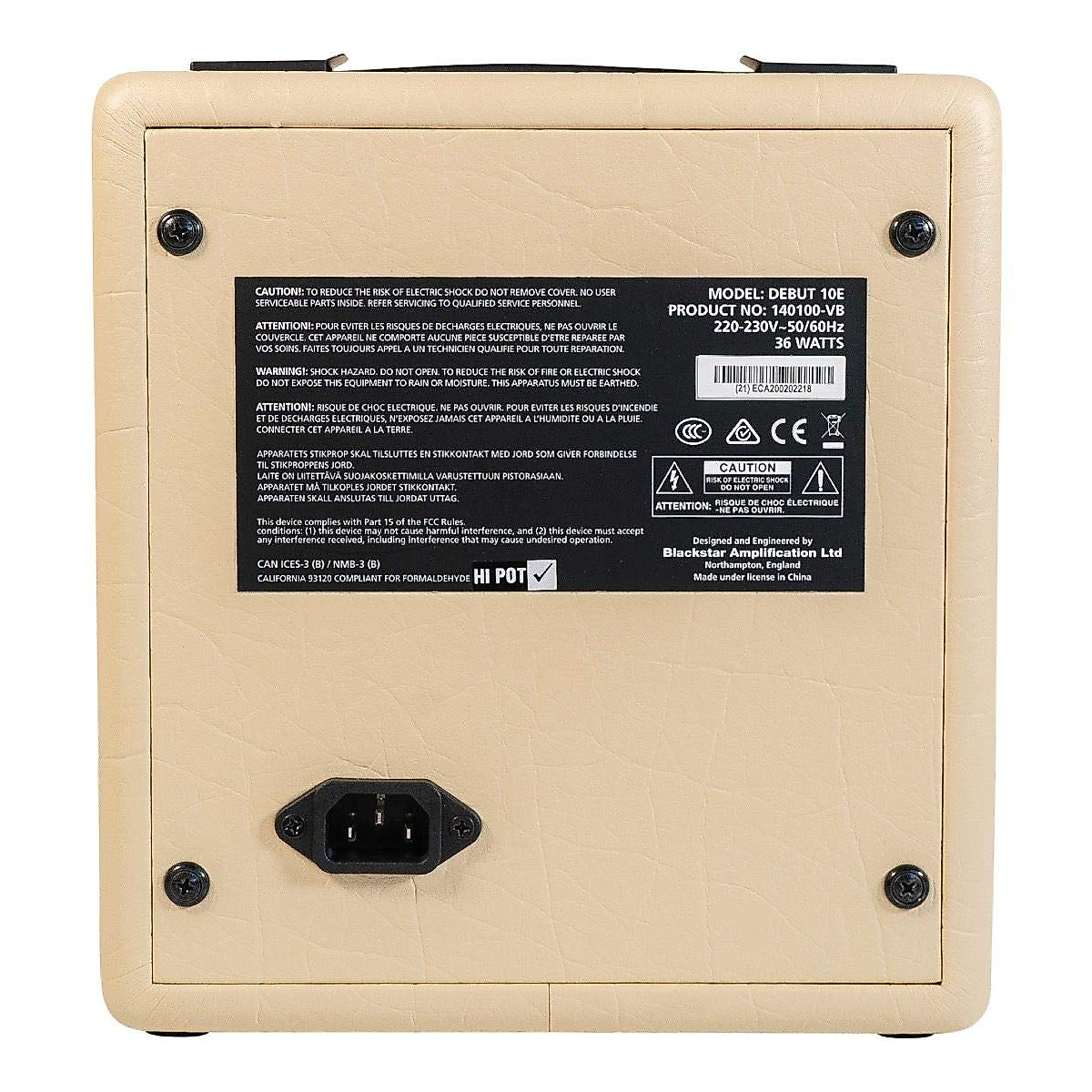 Blackstar Debut 10E 10-Watt Combo Practice Amplifier