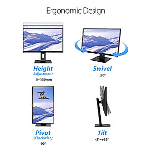 ASUS VA279HAEL 27” Full HD 1080P VA Eye Care Monitor with HDMI and VGA