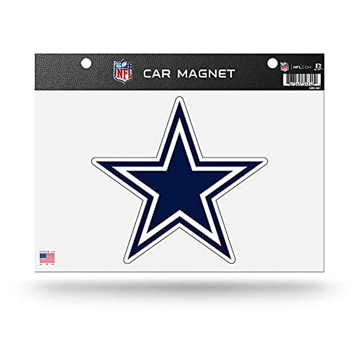 Rico Industries NFL Football Dallas Cowboys Approx 8.5" 11" Diecut Magnet to Display on Fridge/Vehicle/Locker