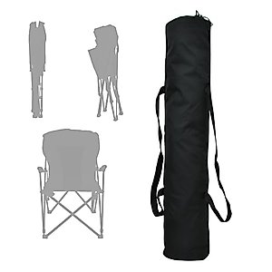 NGIL Black Camping Chair Replacement Bag Chair Carry Bag with Non Adjustable Strap and Wide Drawstring Opening (Replacement Bag Only) Please Read Description for Full Details