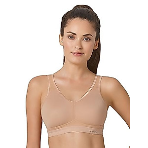 Anita Women's Wire Free Seamless Sports Bra 5521 (Pack of 2) Skin White 40 C