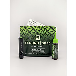 FLUORO-SPEC Instant Lead Testing Kit, Light Lead Up, Indicates Lead Hazards on Any Surface Spray and Shine The Light to Test for Lead