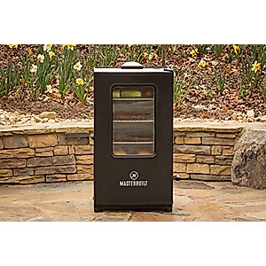 Masterbuilt MB20071619 Mes 140s Digital Electric Smoker, 40” Black + Window