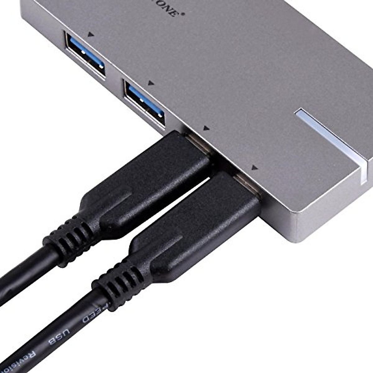 Silverstone SST-EP09C USB 3.1 Type-C Compatible, USB Hub, Charcoal Gray