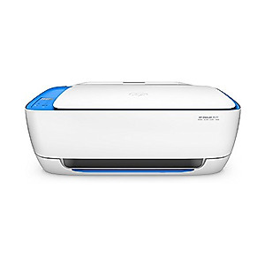 HP DeskJet 3630 Series All in One Wireless Printer (Renewed) (Blue)