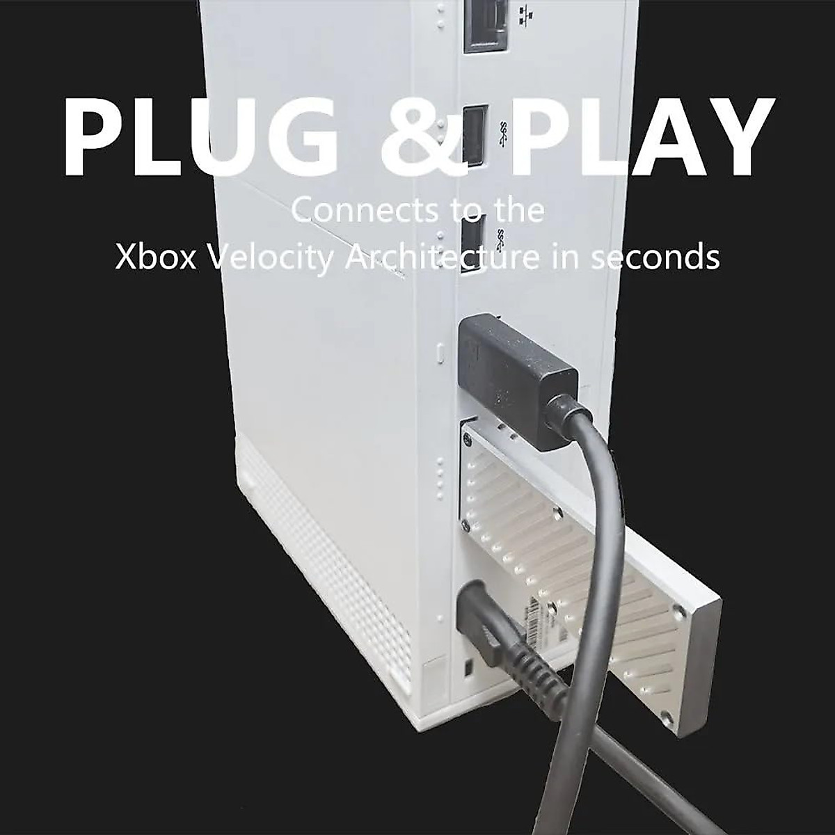 Reletech Xbox Serie x Xbox Serie s1tb2tb Solid State Drive - nvme Storage Expansion Card SSD (Black, 2, TB) (Black, 2, TB)