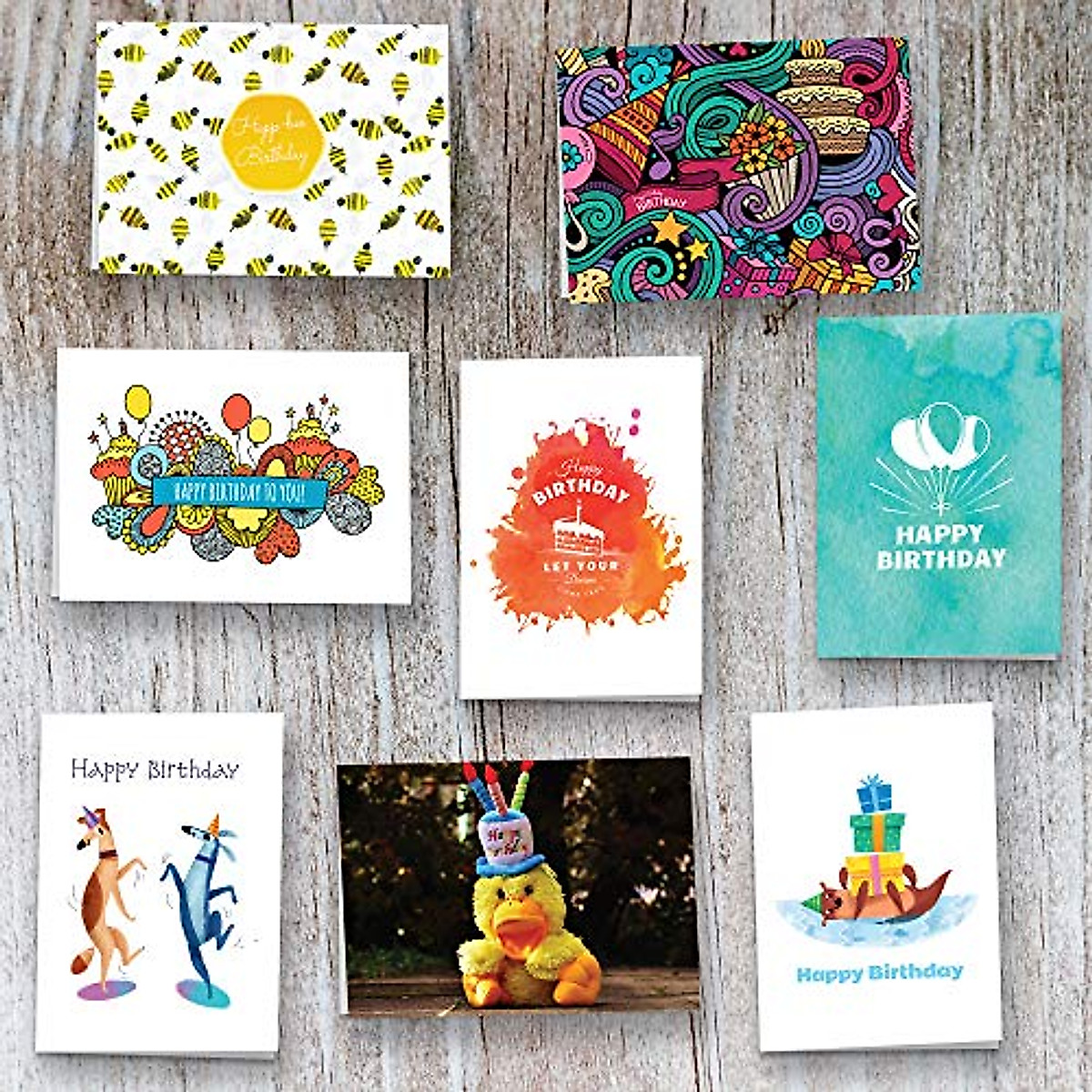 40 Assorted Birthday Cards with Envelopes for Everyone