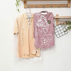 10pcs Clothes Suit Garment Dustproof Cover Transparent Plastic Storage Bag