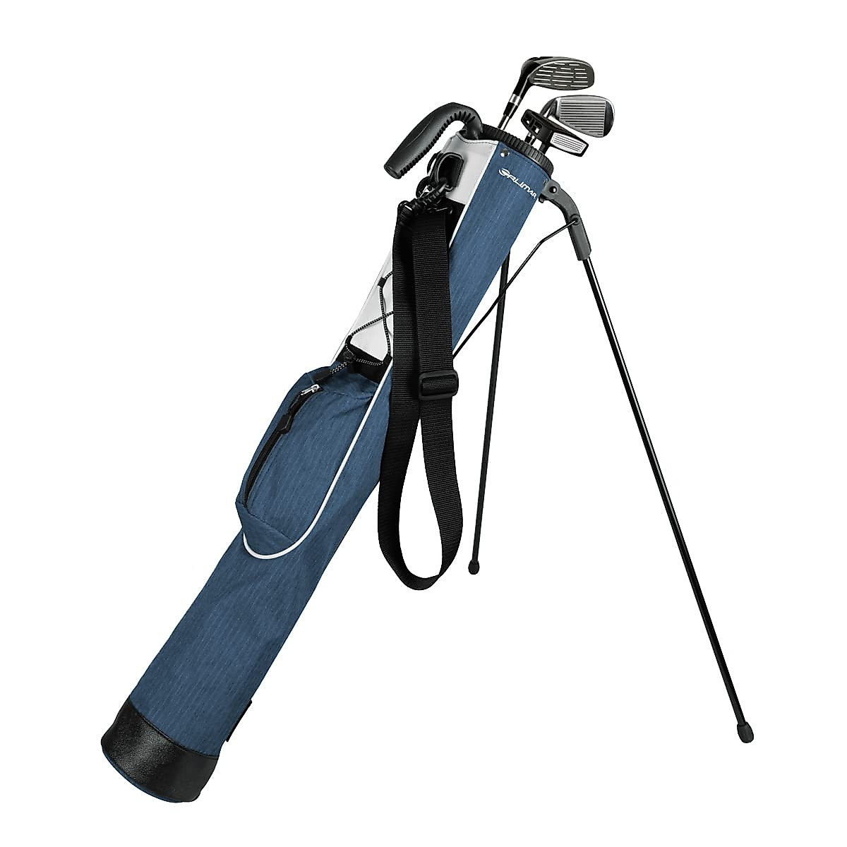 Orlimar Golf Ultra-Lightweight Stand Bag, Plaid Poly Azure Blue, Unisex