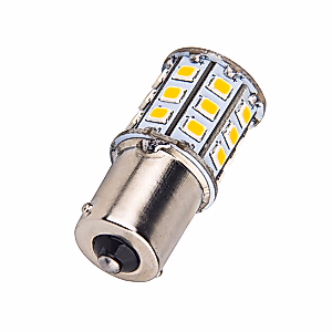 1voi Newest Super Bright BA15S 1156 1141 1003 RV Interior Light LED Bulbs Camper Trailer Turn Signal Backup Reverse 4.2W,4000K Neutral White Pack of 10