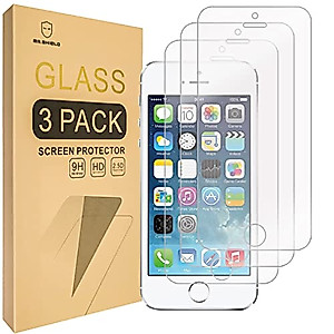 Mr.Shield-[3-Pack Designed for iPhone SE (2016 Edition ONLY) / iPhone 5/5S / iPhone 5C [Tempered Glass] Screen Protector with Lifetime Replacement