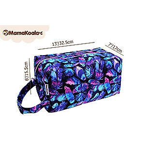 Mama Koala Waterproof Diaper Pods for Baby Items, Cloth Diapers, Swimsuits, Travel, Gym Clothes, Beach, Pump Parts, Toiletries, 2 Pack (D002)