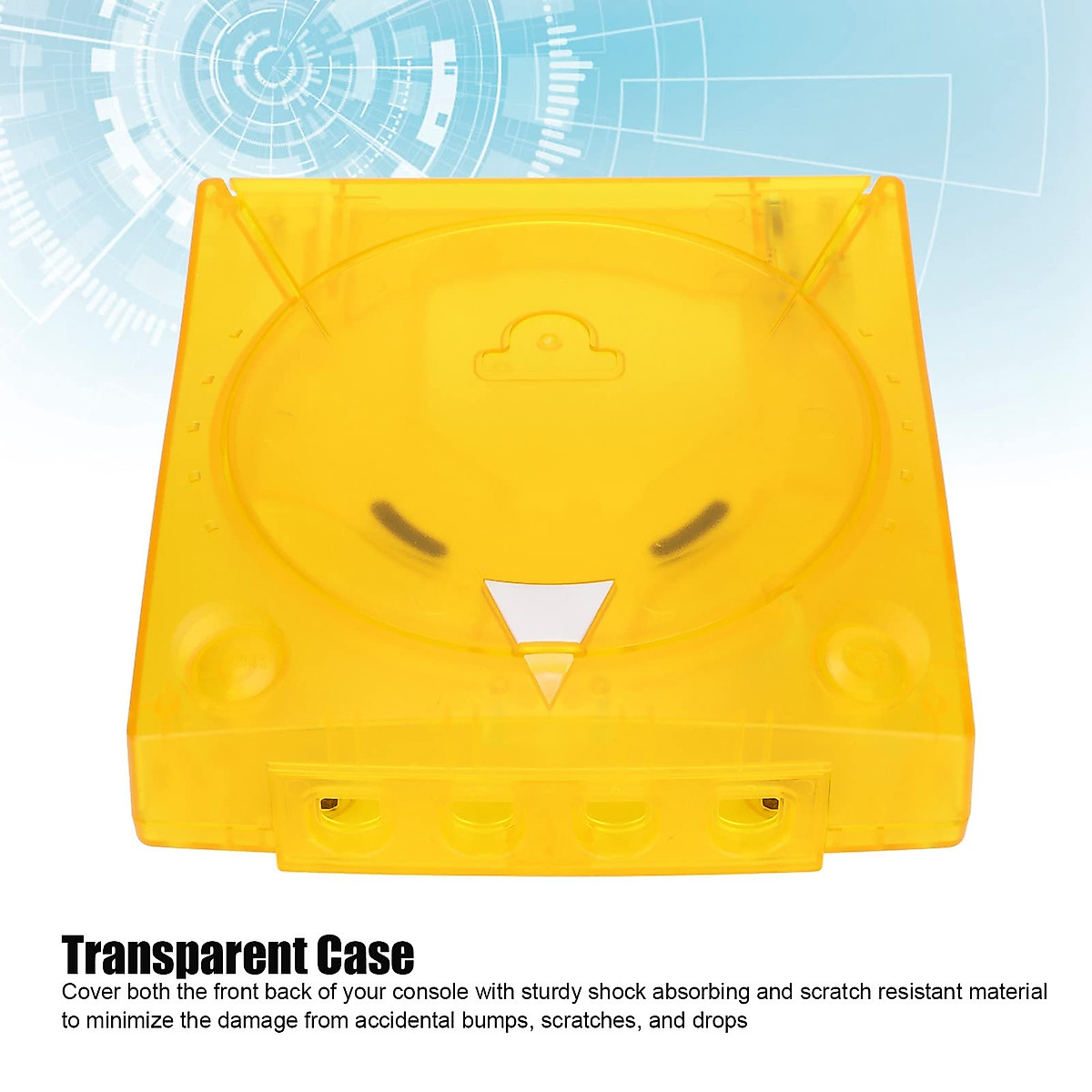 Translucent Plastic Case, High Hardness Full Protection Plastic Housing Shell for SEGA Dreamcast DC