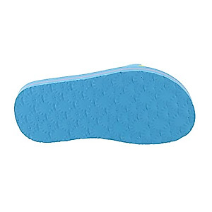 UGG Unisex-Child Zuma Sling Camopop Sandal, Summer-sky Blue, 2 Big Kid