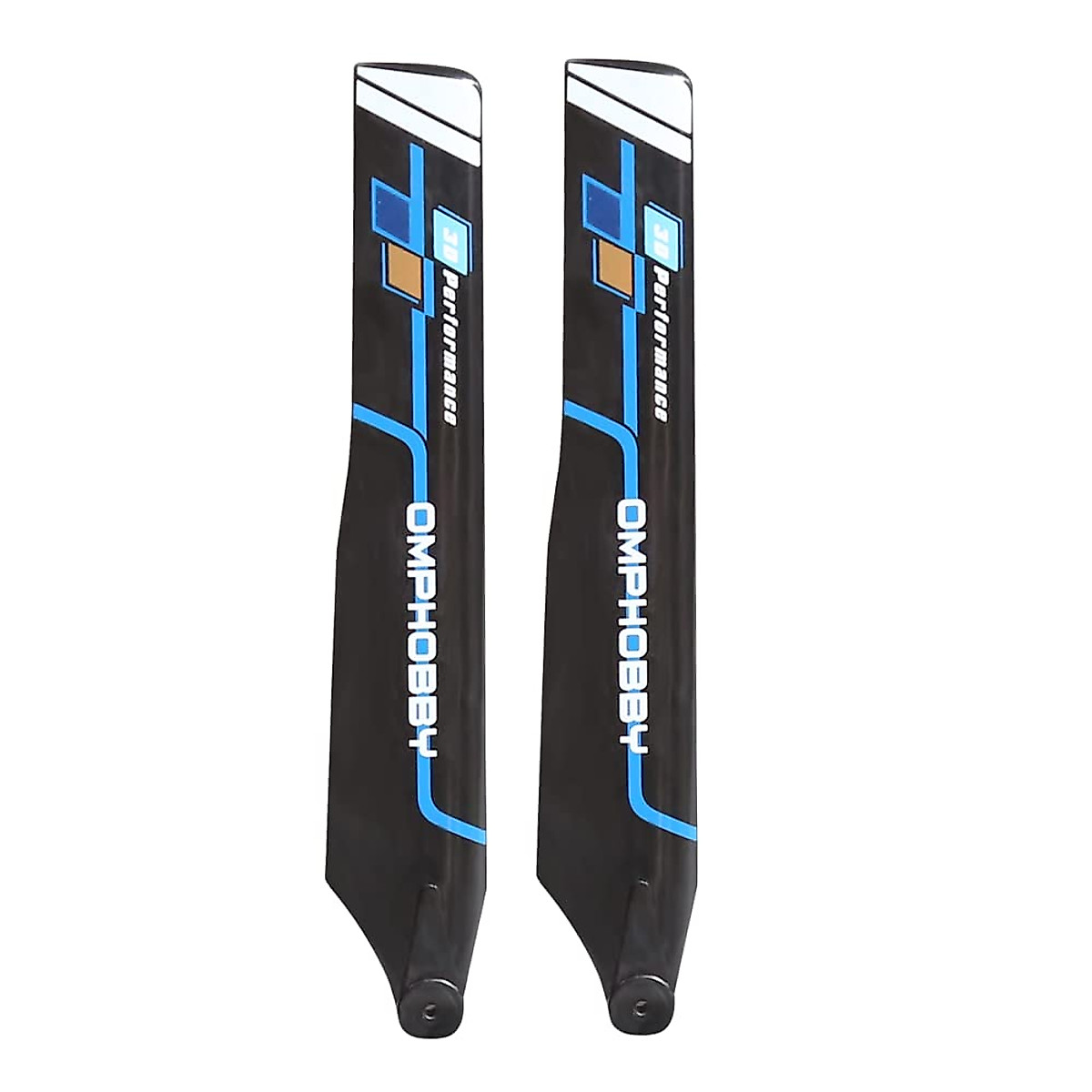 OMPHOBBY M1 EVO Helicopter Parts OSHM1209W Main Blade 125 -（Hard -Elegant White Original Replacement for OMP Hobby M1-EVO RC Helicopters Accessories Spare Part