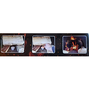 Qwick Wick Fire Starters - 65 Pack with Storage Bucket - Great for Fireplace, Wood Stoves, Camp Fires