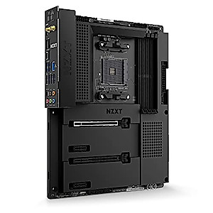NZXT N7 B550 - N7-B55XT-B1 - AMD B550 chipset (Supports AMD Socket AM4 Ryzen CPUs) - ATX Gaming Motherboard - Integrated Rear I/O Shield - WiFi 6 connectivity - Black (Renewed)