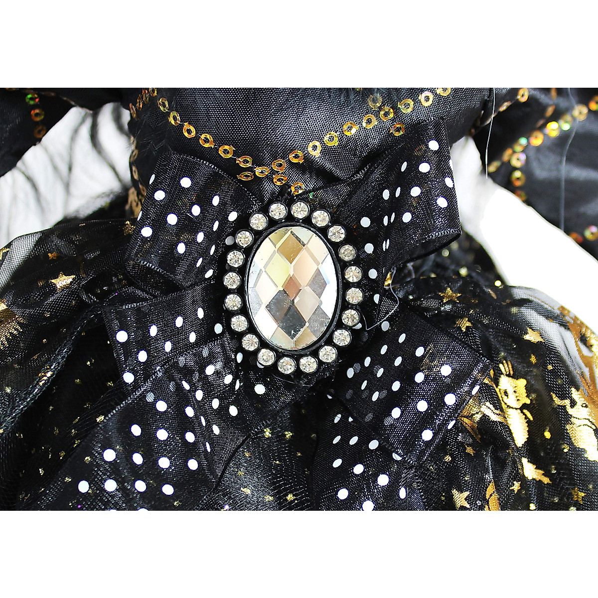 Windy Hill Collection 18" Black Bat & Pumpkin Tabletop Fabric Halloween Fall Harvest Witch Collectible Figure Figurine Plastic Cone Body 911806