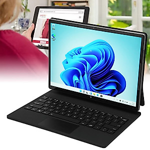 Heayzoki 13 Inch Tablet, 13 inch IPS Touch Screen Tablet with16GB DDR4 1TB SSD, Supports 2.4/5.0GHz WiFi, HD Tablet with Magnetic Keyboard, Stylus, 5200mAh