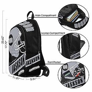 M YESCUSTOM Personalized Children Schoolbags Add Your Name Students Shoulder Bag for Son Daughter, Custom Multifunctional Kids School Backpack Boys Girls School Bag for School Season