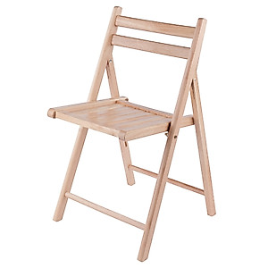Robin 4-PC Folding Chair Set - Parent,Natural Finish, Set of 4, Wood