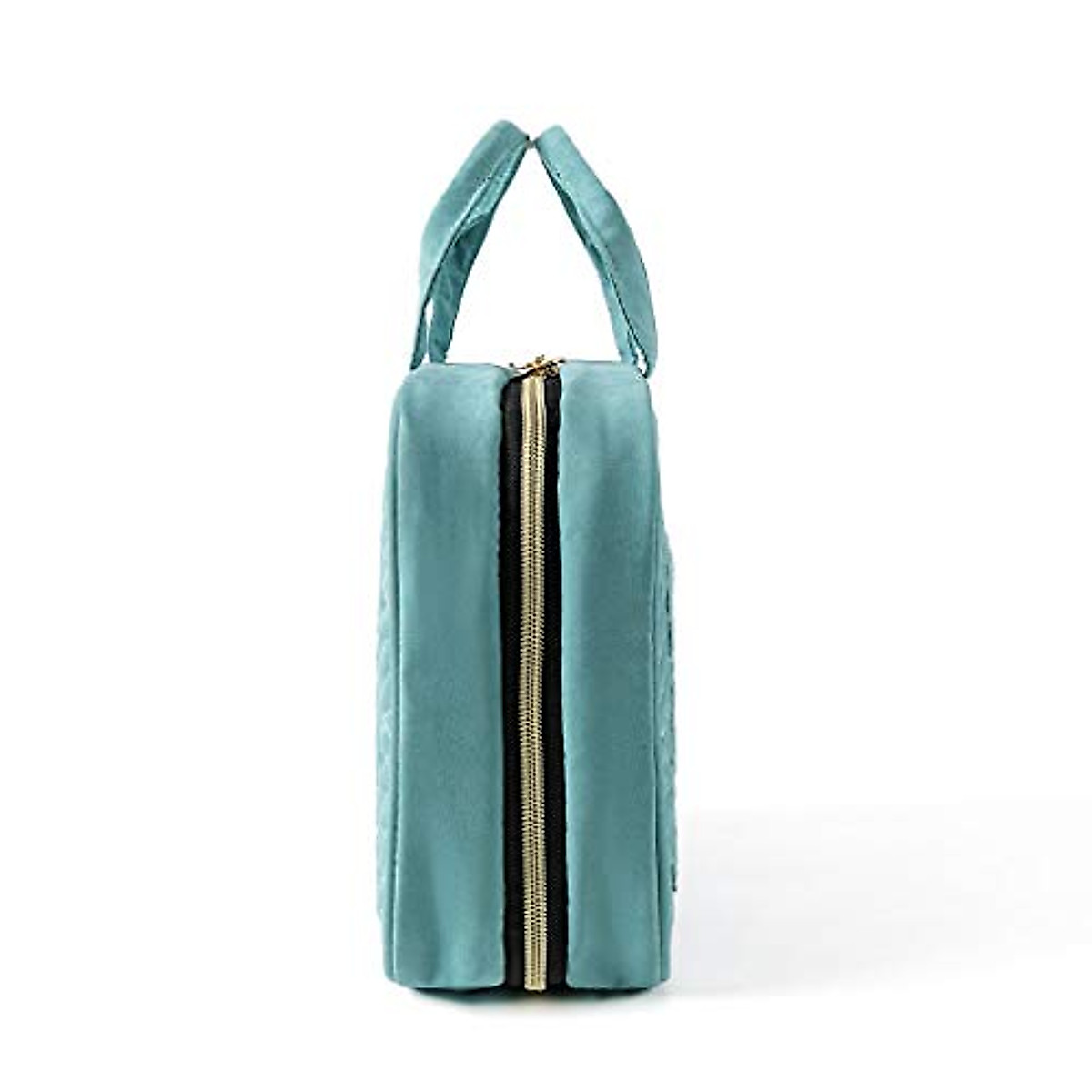 Lovskoo Toiletry Bag for Women, Hanging Makeup Bag with Hook, Travel Organizer, Dorm Room Essentials, Waterproof Storage Containers, Moving Supplies, Space Saver Bags, Best Gifts for Men (Green)