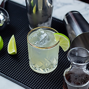 The Art of Craft Boston Shaker Set: Two Piece 18oz and 28oz Weighted Stainless Steel Professional Bartender Cocktail Shaker Tins