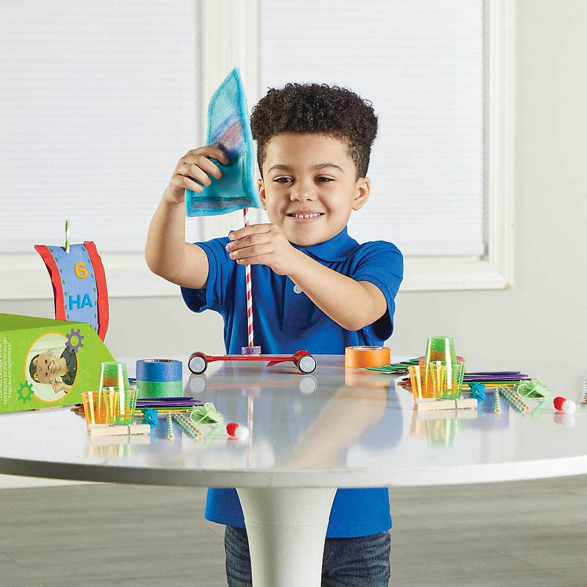 hand2mind Ultimate Inventor Toolkit, Ages 5+, Kids Inventing Kit, Ultimate Craft Kit, Science Projects for Kids, Engineering Toys for Kids, STEM Building Toys, Kids First Science Kit, STEM Activities