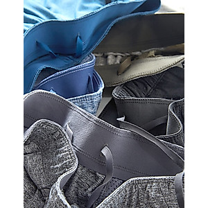 5 Pack: Womens Workout Gym Shorts Casual Lounge Set, Ladies Active Athletic Apparel with Zipper Pockets (Set 2, Large)