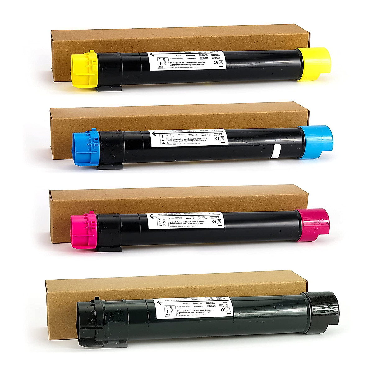 Professor Color Re-Coded OEM Toner Cartridge Replacement for Xerox AltaLink C8030 C8035 C8045 C8055 C8070 | 006R01697 006R01698 006R01699 006R01700 - 4 Pack
