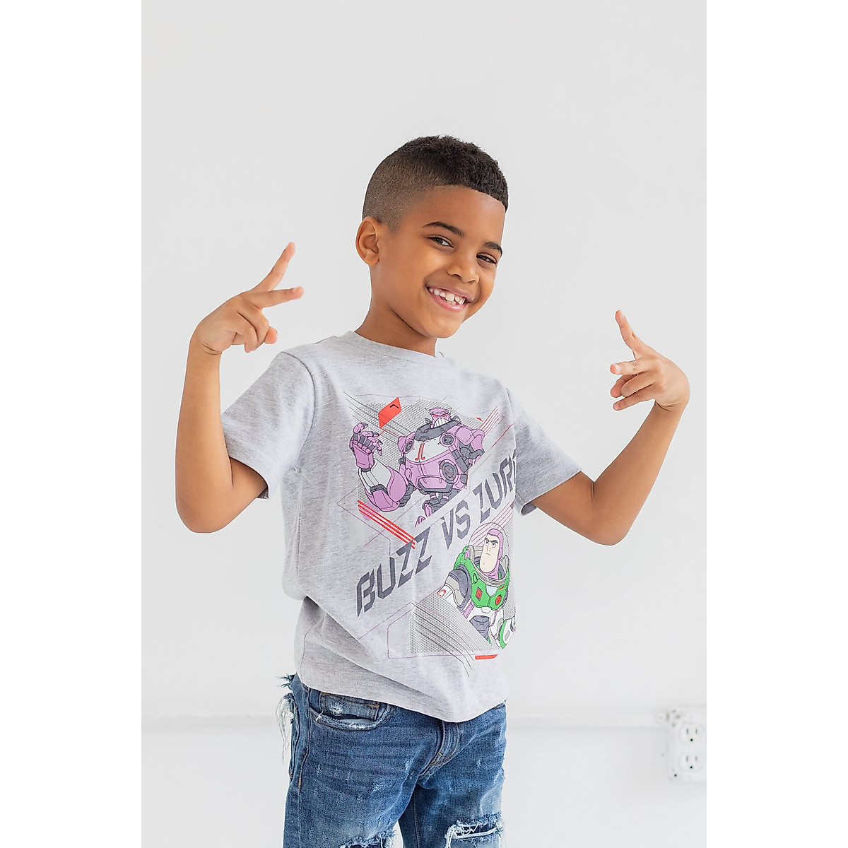 Disney Pixar Lightyear Buzz Lightyear Little Boys 3 Pack T-Shirts Buzz/Zurg 4