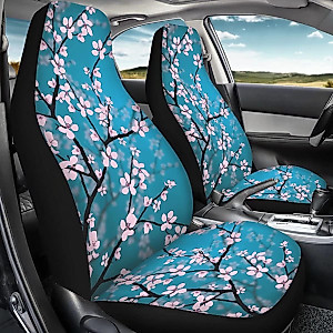 NDISTIN Plum Blossom Car Seat Covers Outdoor Travel Casual Car Seat Cushion Pad for Easy Install