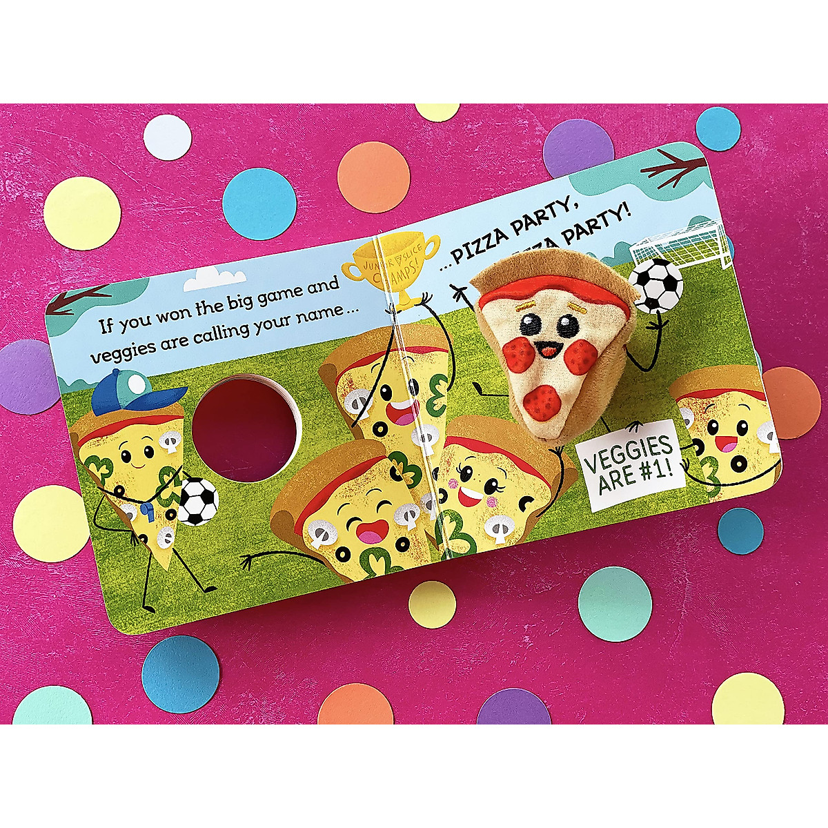Pizza Party! Finger Puppet Board Book for Little Pizza Lovers, Ages 1-4 (Children's Interactive Finger Puppet Board Book)