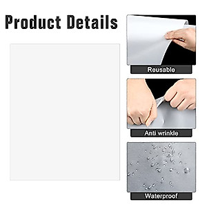 10 Pack 15.7 x 19.6 Inches Diffusion Film Filter Sheet, Lighting Gel Diffuser Roll Photography Video, Light Diffuser, White Diffusion Paper Sheet Roll for Photo Studio Product Portrait Photography