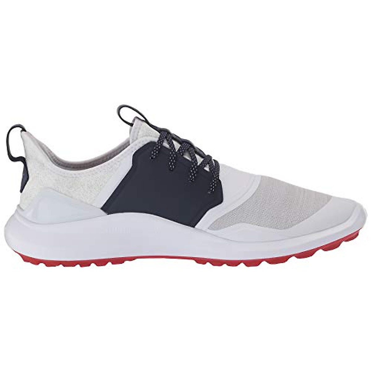 Puma Golf Men's Ignite Nxt Lace Golf Shoe, Puma White-Puma Silver-Peacoat, 12 M US
