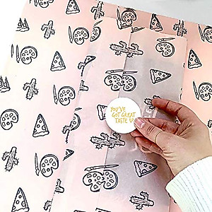 WRAPAHOLIC You've Got Great Taste Stickers - Gold Foil Business Thank You Stickers, Shipping Stickers - 2 x 2 Inch 500 Total Labels