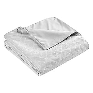 Removable Washable Cover for Tranquility Weighted Blanket 48"x72" (Light Gray)