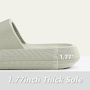 Menore Slippers for Women and Men Quick Drying, Parent-Child EVA Open Toe Soft Slippers, Non-Slip Soft Shower Spa Bath Pool Gym Beach House Sandals for Indoor & Outdoor